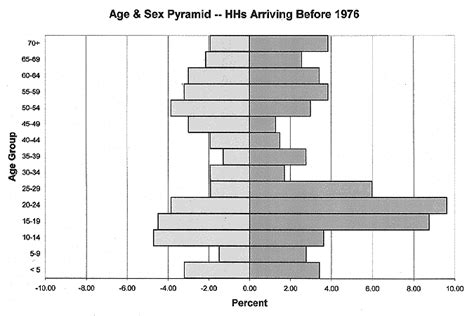 A Age Sex Pyramid HHs Arriving Before Download Scientific Diagram