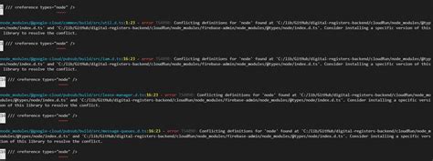Conflicting Types For Typesnode When Using Node 14 · Issue 1121