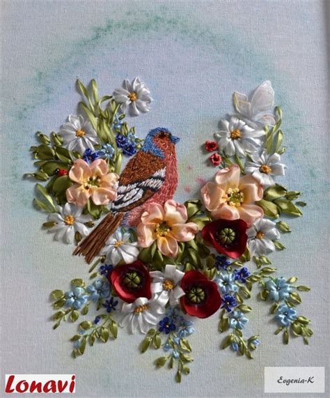 134 1 Lonavi Бумажные цветочные ремесла Поделки из цветов Вышивка шерстью
