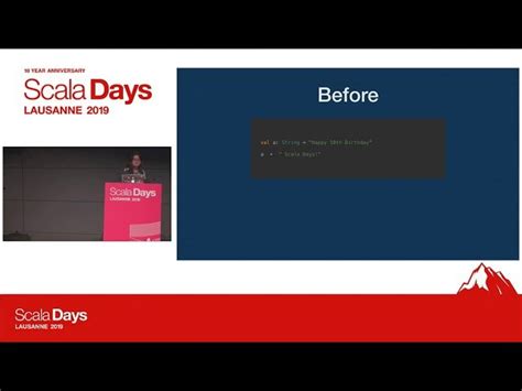 Scala Days Talk Refactor All The Things From Scala Days Conferences