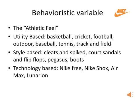 Nike S Segmentation Targeting Positioning Marketing Strategy PPT