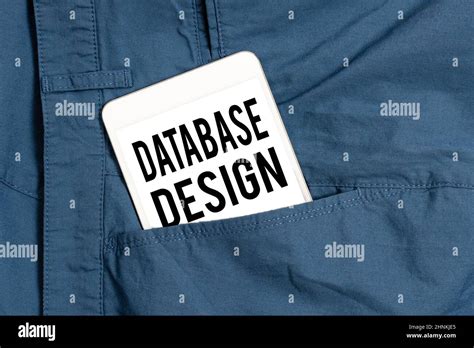 Conceptual Caption Database Design Business Approach Organisation Of Data According To A