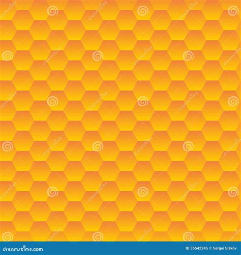 Seamless Hexagonal Cells Vector Texture Stock Vector Illustration Of Periodical Abstract