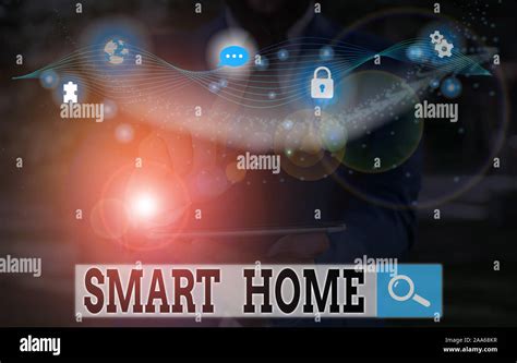 Handwriting Text Writing Smart Home Conceptual Photo Automation System Control Lighting Climate