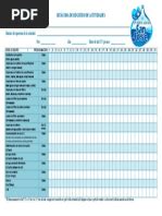 Bitácora De Actividades De Purificación De Agua Pdf Agua Naturaleza