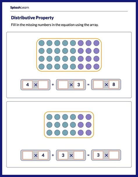 year 4 maths distributive property of multiplication worksheets free