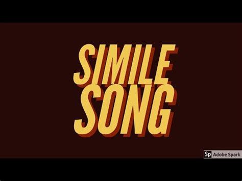 The Ultimate Simile Song YouTube Simile Songs For Teachers Songs