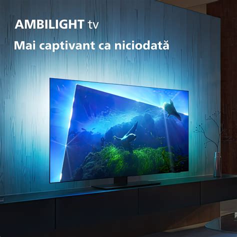 Телевизор Philips AMBILIGHT tv OLED 65OLED818, 65" (164 см), Google TV ...
