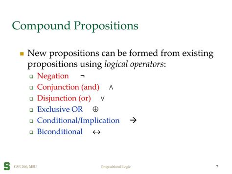 Ppt Propositional Logic Powerpoint Presentation Free Download Id 1974808
