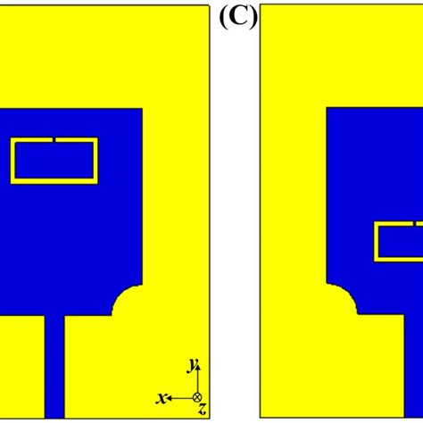 Geometry Of Ultrawideband Uwb Antenna Color Figure Can Be Viewed At Download Scientific