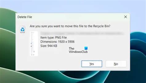 Enable Disable Delete Confirmation Box For Recycle Bin In Windows 11 10