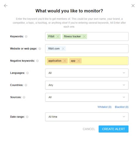 Alert Settings Overview
