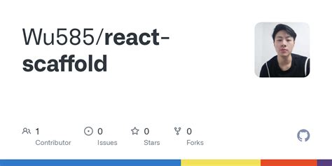 github wu585 react scaffold