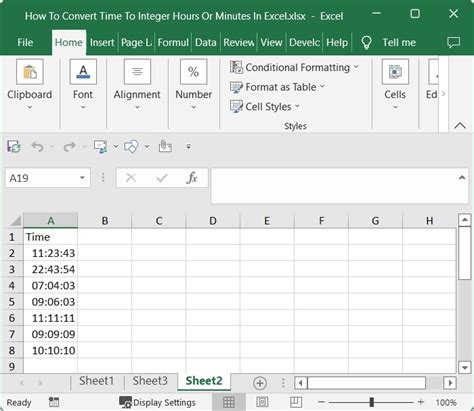 Excel 如何将时间转换为整数小时或整数分钟 极客教程