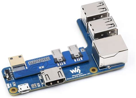 Waveshare Pi Zero To Raspberry Pi B B Board Adapter Ch USB Ethernet HDMI GPIO MB