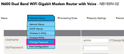 Changing The Modem Login Password On IiNet Modems IiHelp