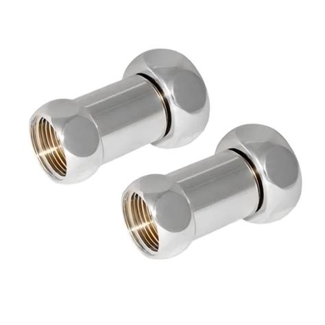Соединение прямое для полотенцесушителя 1"г-1/2"г, пара / ViEiR, VSF53 ...