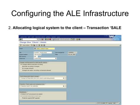 Sap Abap Ale Idoc Ppt Operating Systems Computer Software And