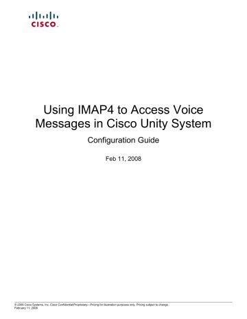 Cisco Unity ViewMail For Microsoft Outlook Version 5 0 Communication Solution Design Guide