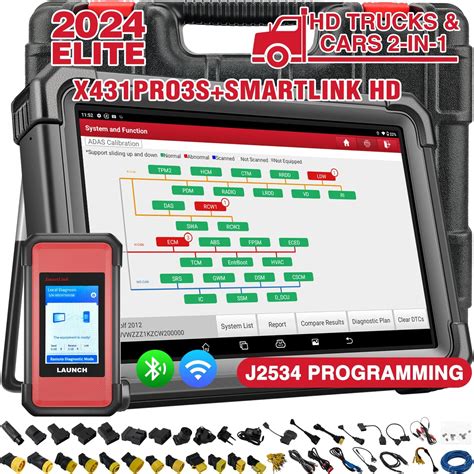 Launch X431 Pro3s Smartlink Hd Heavy Duty Truck Scanner 2024 Top Diesel