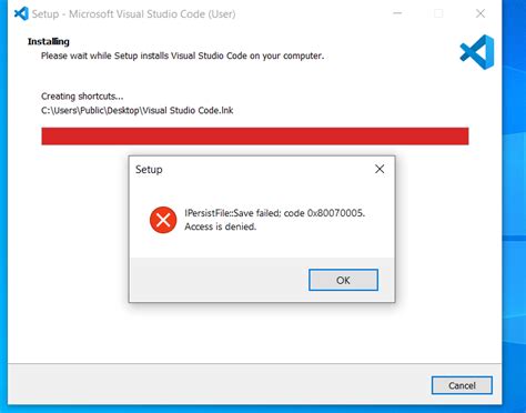 Installation Failed Issue Microsoft Vscode GitHub