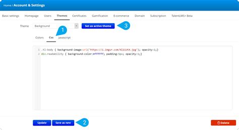 how to modify your themes with css talentlms support help center