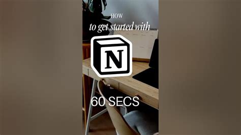Learn How To Use Notion In 60 Secs Notiontips Shorts Notion Youtube