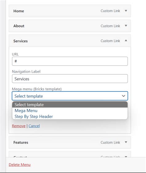 Create A Mega Menu Step By Step Bricksplus