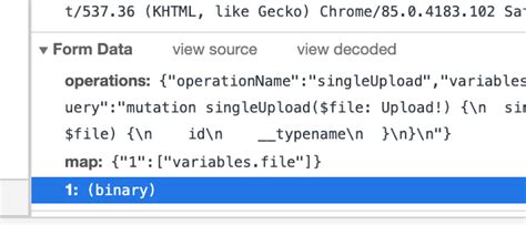 request payload has no file content · issue 40 · jaydenseric graphql