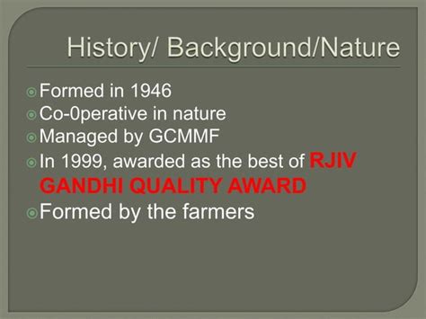 Amul Co Operative Society In Indiapptby Ritwik Raj Ppt