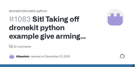 Sitl Taking Off Dronekit Python Example Give Arming Errors · Issue