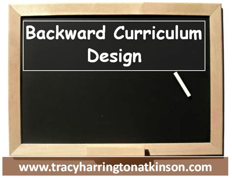 Backward Curriculum Design Paving The Way