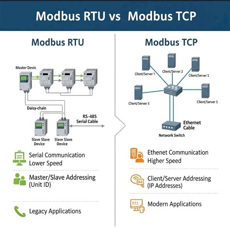 Modbus Rtu Vs Tcp Key Differences Yash Parekh Posted On The Topic