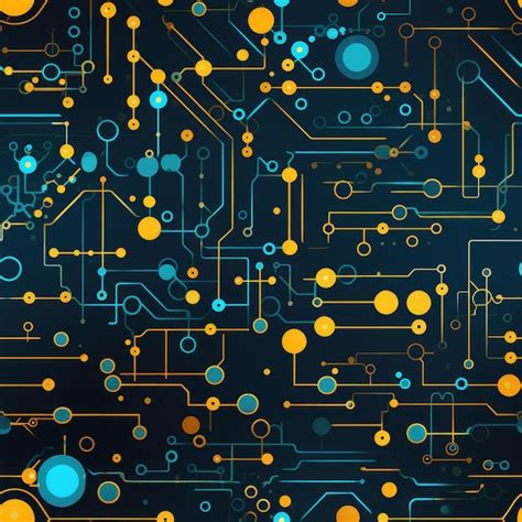 Premium Ai Image Technology Innovation Digital Breakthroughs Seamless Pattern