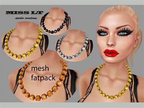 Second Life Marketplace Miss Lt Cube Mesh Colar Version2 Fatpack