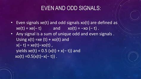 Signals And Their Classifications Pptx
