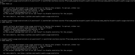 Duplicated Log Info And Nodemodule Contents When Run The Project