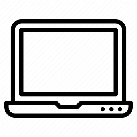 Laptop Screen Device Online Technology Business Internet Icon