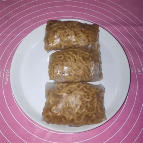 Resep Mie Rice Paper Roll Yummyxtrapointsmei Sederhana Rumahan Di