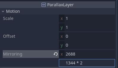Godot Parallax Background Is Not Covering The Entire Screen Game Development Stack Exchange