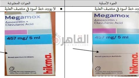 مضاد حيوي شهير للأطفال هيئة الدواء تحذر وتوضح 8 فروقات بين الأصلي