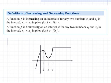 Ppt 3 3 Increasing And Decreasing Functions And The First Derivative Test Powerpoint
