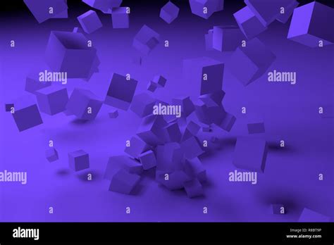 Abstract D Shape Or Mesh Rendering With Color Lighting Setup For Graphic Design Background