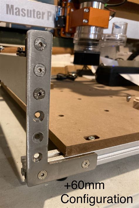 Foxalien Masuter Pro Maxz Bracket Upgrade Kit 20mm 40mm 60mm 80mm Z Axis Clearance CNC Router