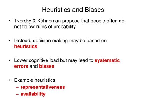 Ppt Decision Making I Heuristics Powerpoint Presentation Free Download Id2690173