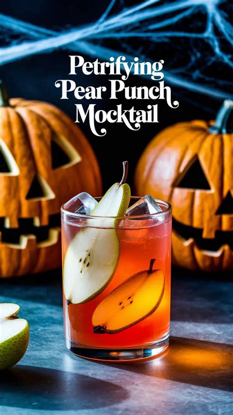 Petrifying Pear Punch Mocktail