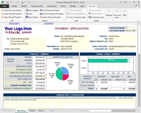 Aia Pay Application Template Excel Prntbl Concejomunicipaldechinu Gov Co