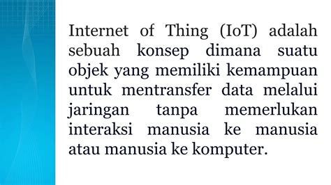 Pertemuan 1 Internet Of Things Xi Rpl Pptx