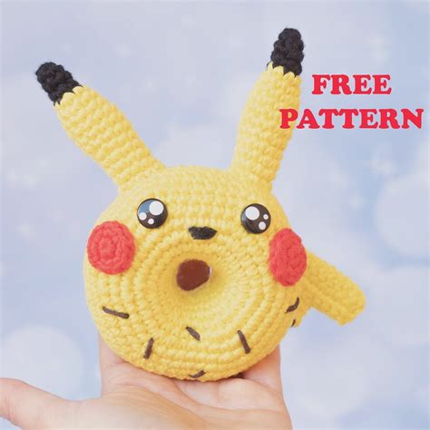 Pikachu Donut Crochet Pattern