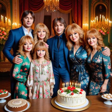 Алла Пугачева и Максим Галкин отметили 48 летие юмориста в окружении